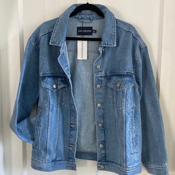 Calvin Klein Jeans | Jackets & Coats | New Calvin Klein Denim Jacket ...